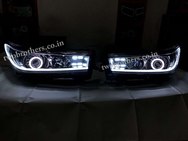 Innova Crysta Projector Headlights With DRL - Car Projector DRL ...