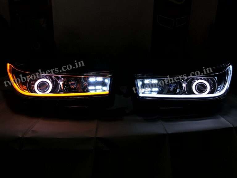 Innova Crysta Projector Headlights With DRL - Car Projector DRL ...