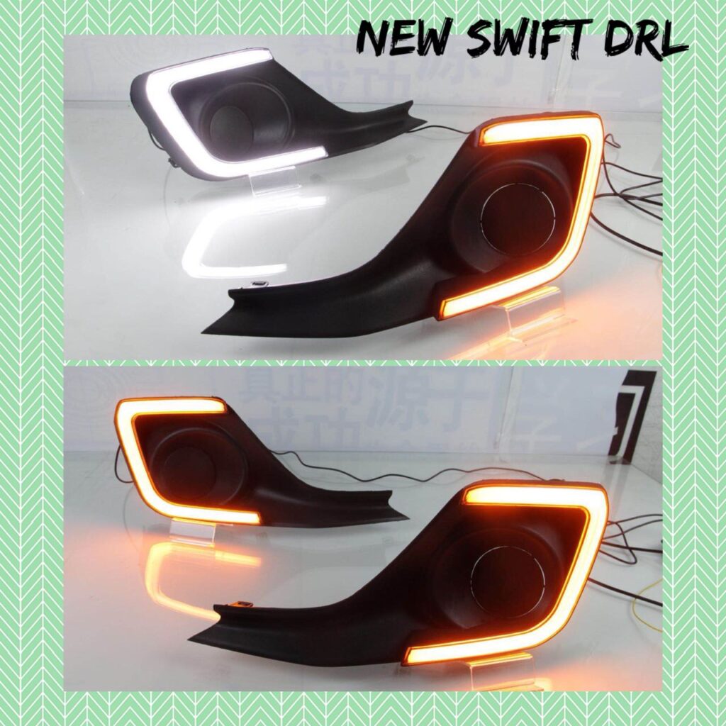 NEW SWIFT 2018 FOG DRL - Car Projector DRL Headlights and Led Tail ...