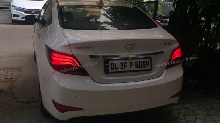 Verna Fluidic Matrix Style Led Tail Lights - Car Projector DRL ...