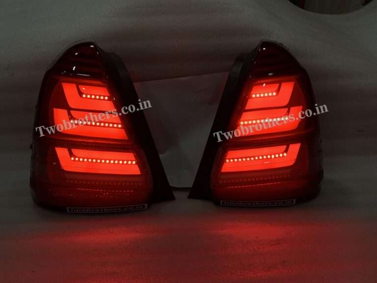Etios Red Glass Bmw Style Matrix Led Tail Lights V2 - Car Projector DRL ...