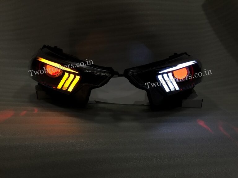 Kia Sonet Mustang Style Projector Headlights With Ultra Matrix Eagle ...