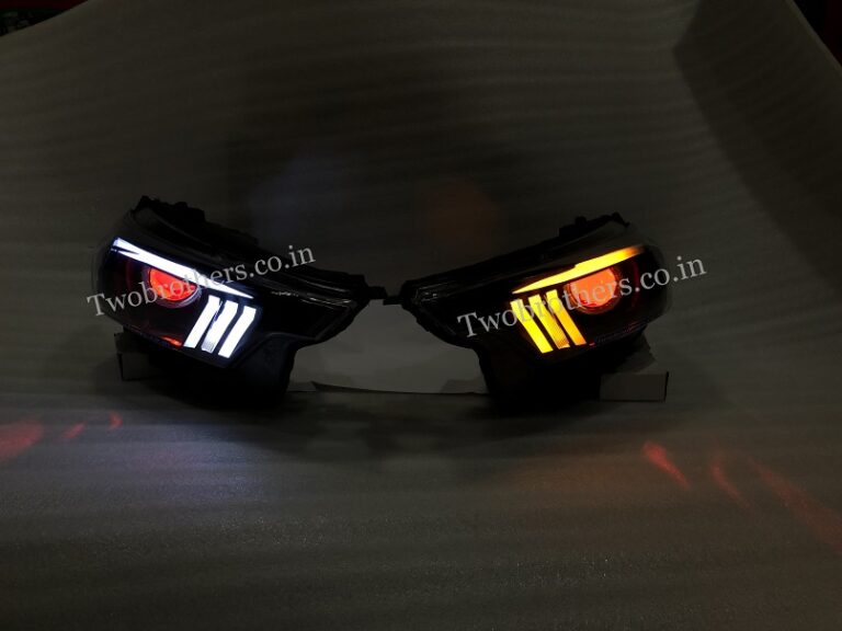 Kia Sonet Mustang Style Biled Projector Headlights With Ultra Matrix ...