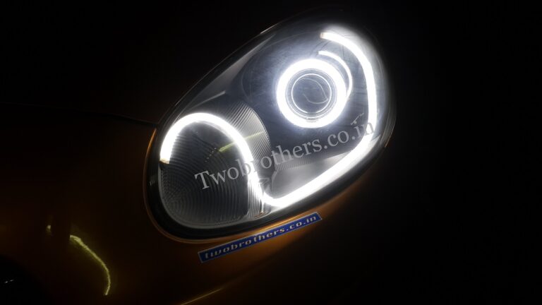 Micra Projector Headlights With Audi Style Convertable DRL - Car ...