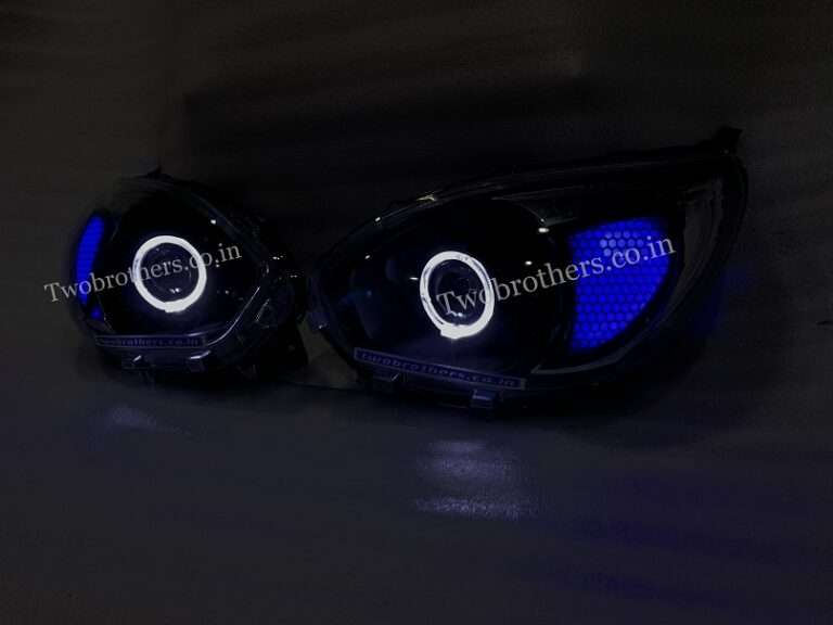 NEW ALTO 800 PROJECTOR HEADLIGHTS WITH RGB MOBILE APP CONTROLLED HONEY ...