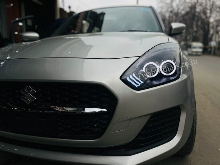 NEW SWIFT / DESIRE DUAL PROJECTOR HEADLIGHTS WITH MUSTANG DRL - Car ...