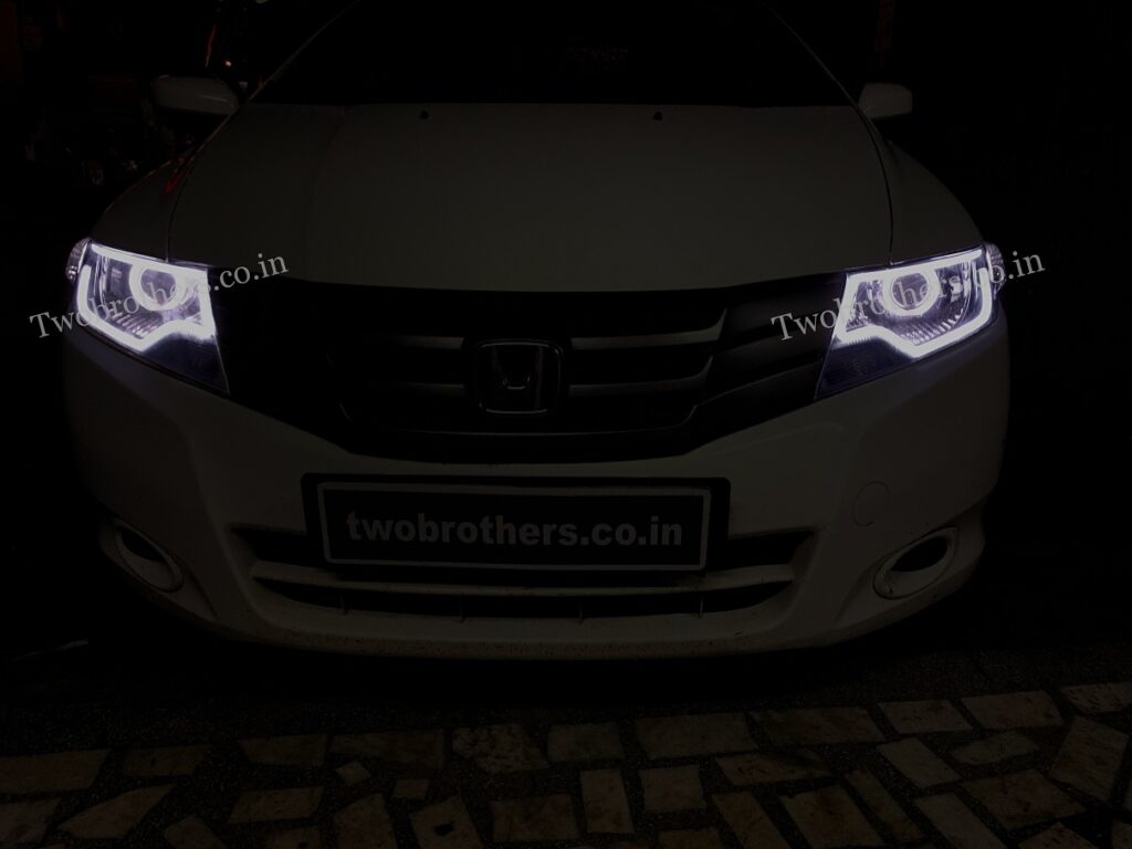 Old Honda City iVtech Biled Projector Headlights with DRL V2 - Car ...