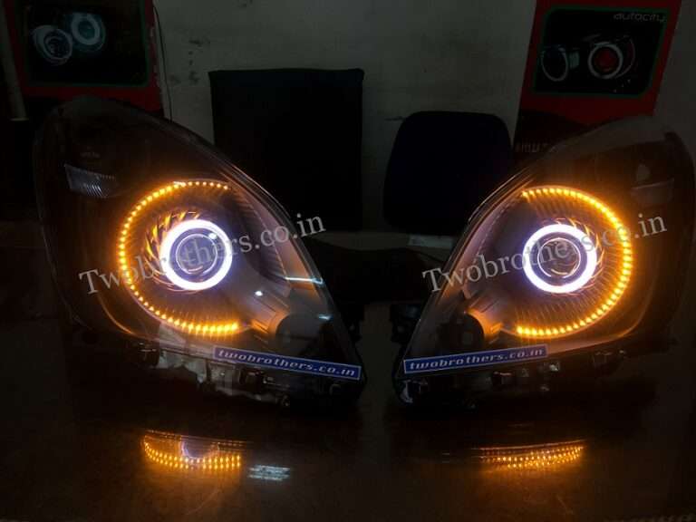 Ritz Projector Headlights with Led Indicators - Car Projector DRL ...