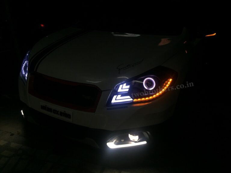 S CROSS PROJECTOR HEADLIGHTS WITH SEQUENCIAL DRL - Car Projector DRL ...