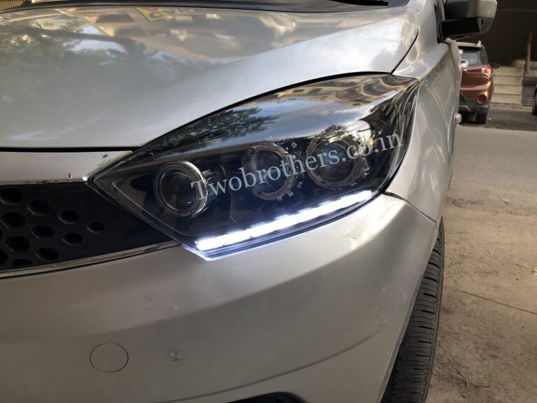 Tiago Triple Projector Headlights with Matrix DRL - Car Projector DRL ...