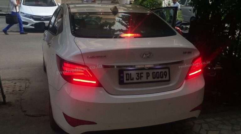 VERNA FLUIDIC 4S BMW STYLE MATRIX LED TAIL LIGHTS - Car Projector DRL ...