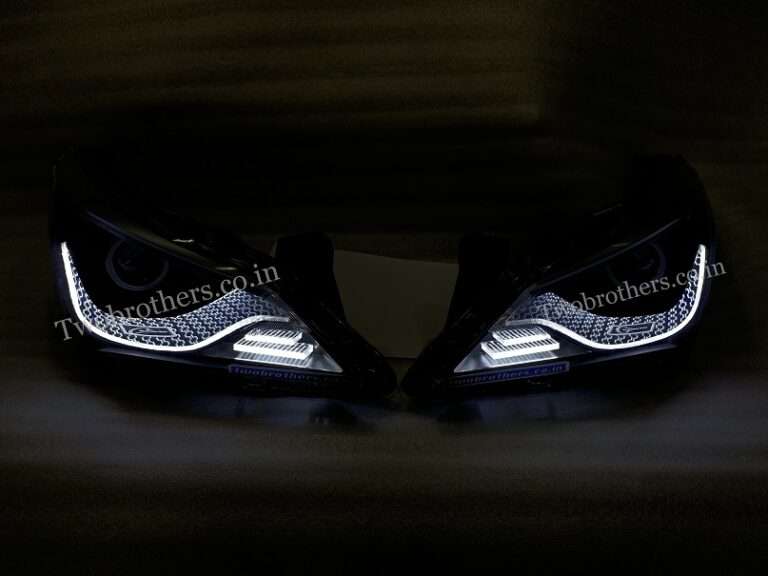 VERNA FLUIDIC 4S CRYSTAL DRL PROJECTOR HEADLIGHTS - Car Projector DRL ...
