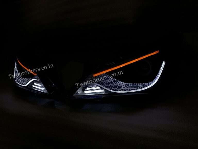 VERNA FLUIDIC 4S CRYSTAL DRL PROJECTOR HEADLIGHTS - Car Projector DRL ...