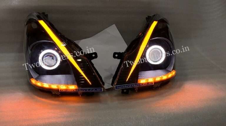 Zen Estilo Projector Headlights with Ultra Matrix Eagle Eyes with ...