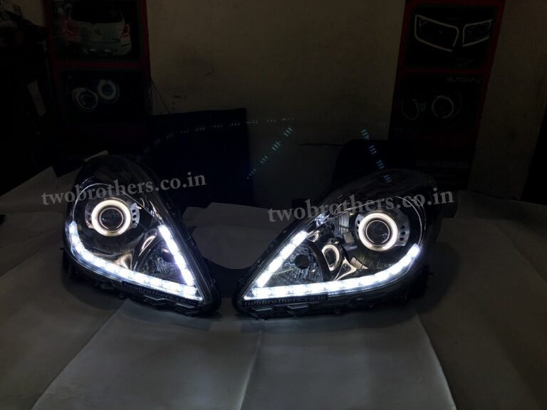 Nissan Sunny Projector Headlights with Matrix DRL V2 - Car Projector ...